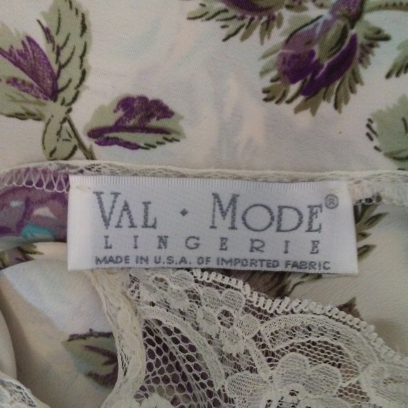 Val Mode | Intimates & Sleepwear | Val Mode Floral Night Gown | Poshmark